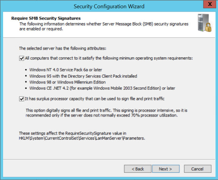 Configure audit policy and security using the Security Configuration ...