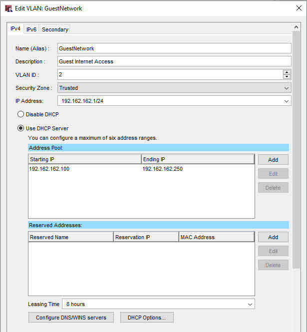 VLAN through HPv1910 and Watchguard M300 as DHCP server - Networking - Spiceworks Community