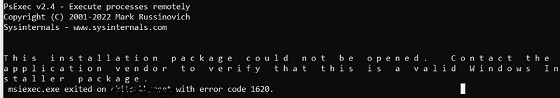 Agent installation issue through PSexec - Software - Spiceworks Community