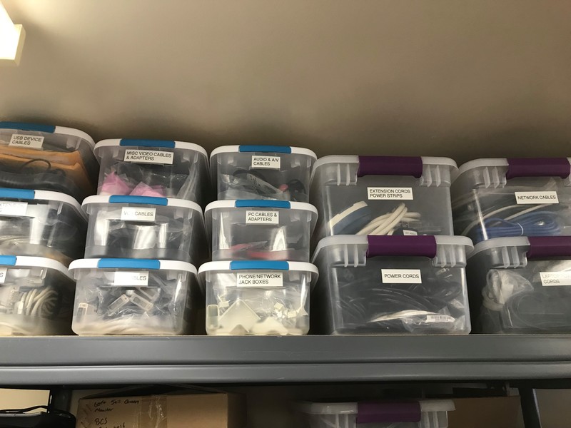 Clever ways of organizing unused cables? - IT & Tech Careers ...