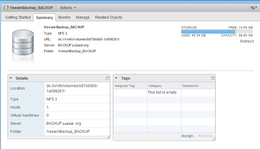 VMWare Datastore Target - Virtualization - Spiceworks Community