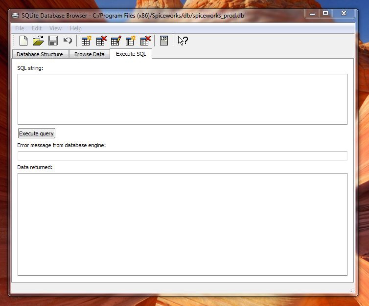Connecting to the Spiceworks Database - SQLite Browser - Spiceworks Support - Spiceworks Community
