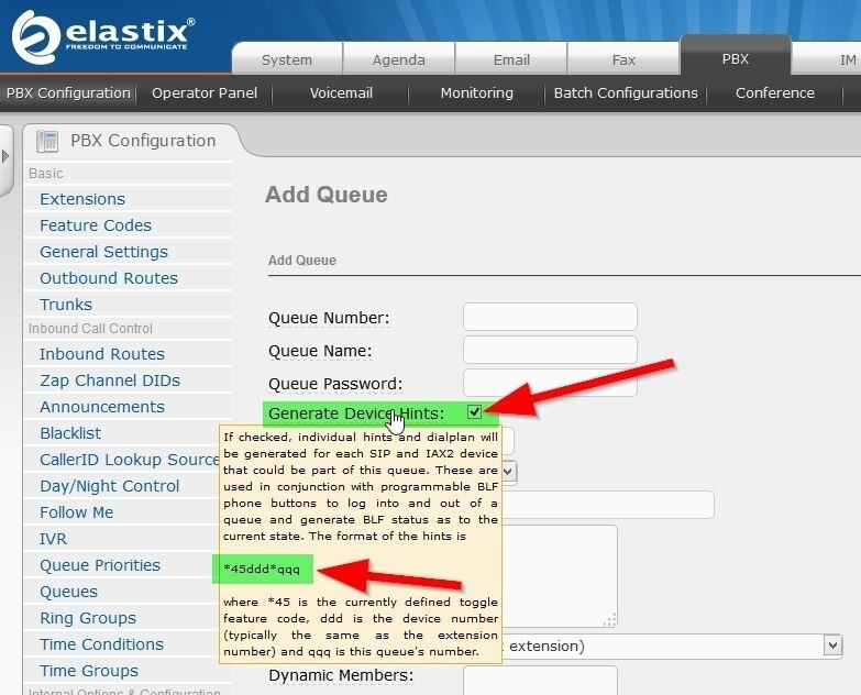 Elastix: Set a BLF button on a phone to log in, log out, and show queue status - Telecom & VOIP ...
