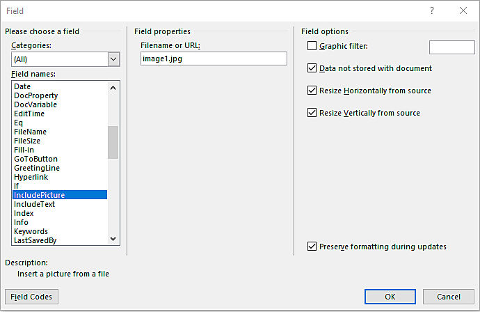 Create a word document with linked images using Power Automate ...