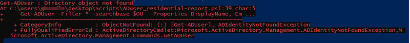 Powershell export all active users under multiple OUs - Programming ... Powershell export all active users under multiple OUs - Programming ...