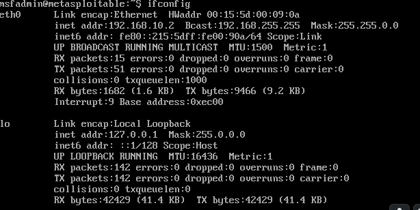 Setting Static IP in Metasploitable error? - Security - Spiceworks ...