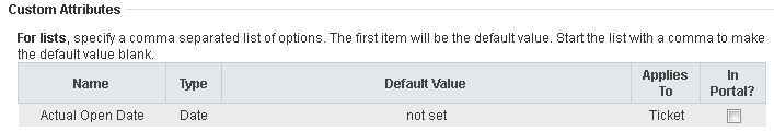 Default date for custom attribute field - Spiceworks Support - Spiceworks Community