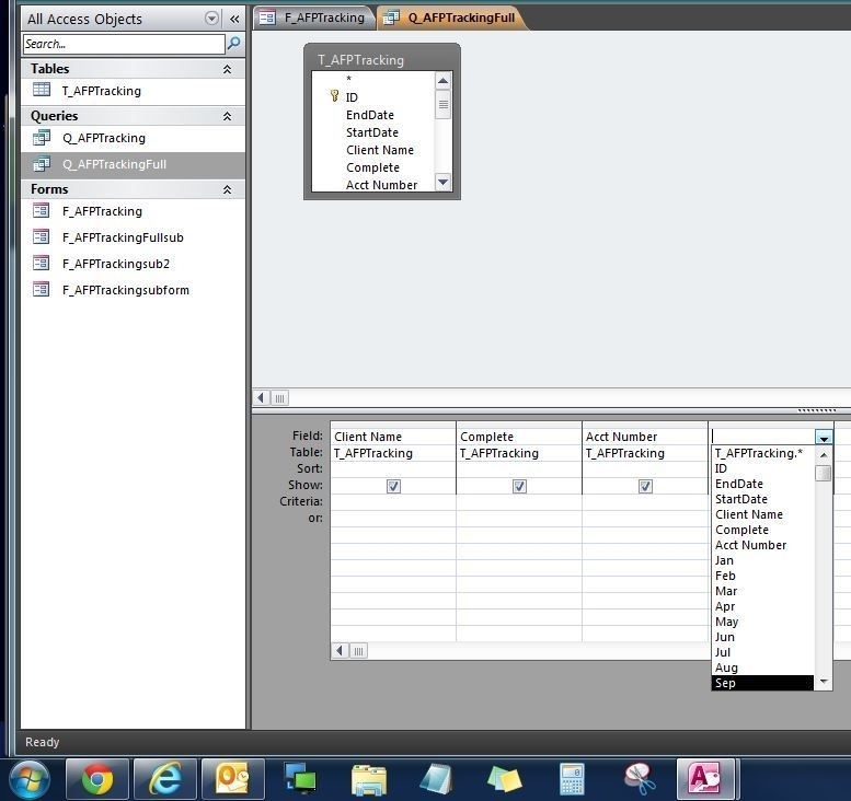 Access adding field to query - Databases - Spiceworks Community