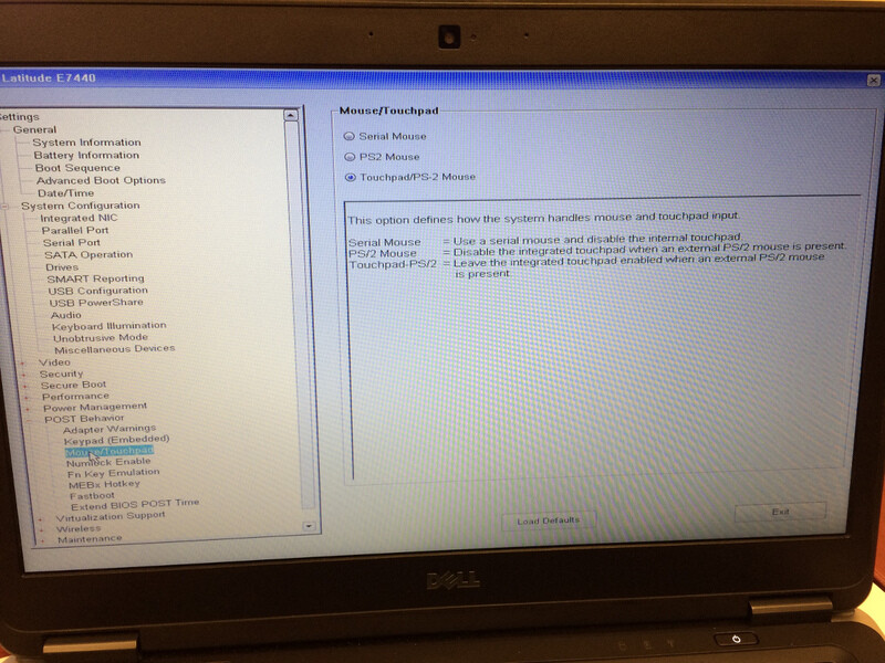 Latitude E5540 - how to disable touchpad - Hardware - Spiceworks Community