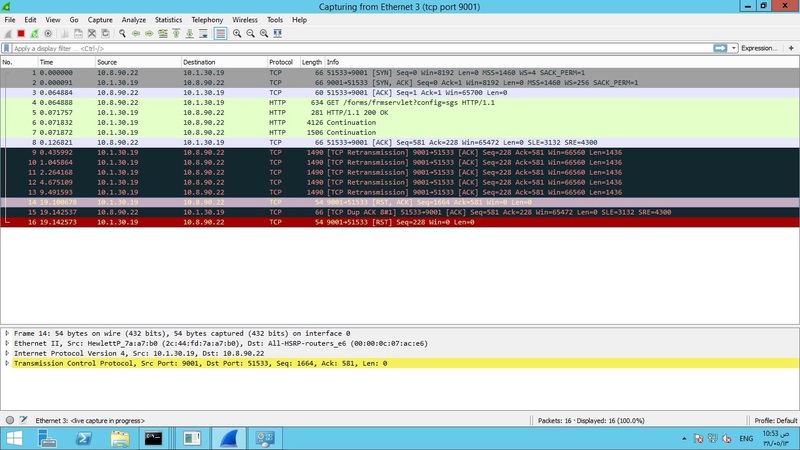 connection suspected wireshark - Networking - Spiceworks Community