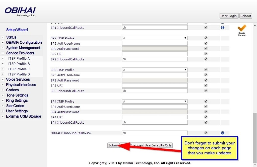 Configuring an Obihai ATA for use with a VoIP PBX - Software ...