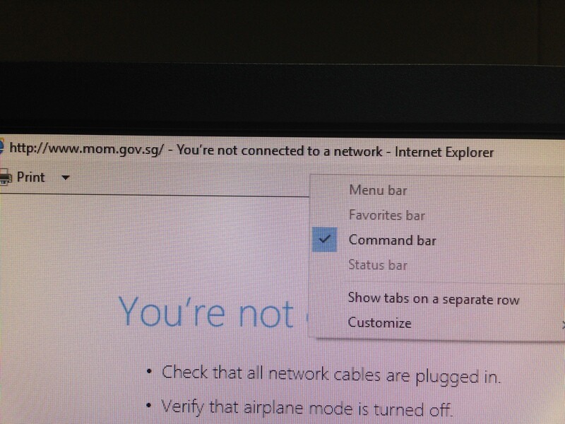 disable right click in internet explorer 11 menu bar - Software ...