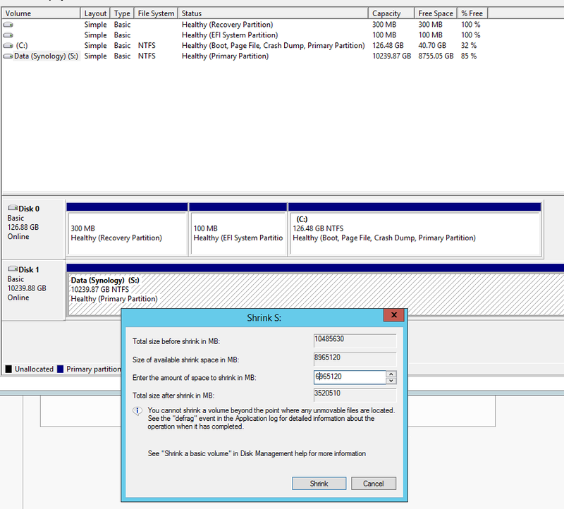 Fixed Size Deduplicated Vhdx How To Shrink Virtualization Spiceworks Community