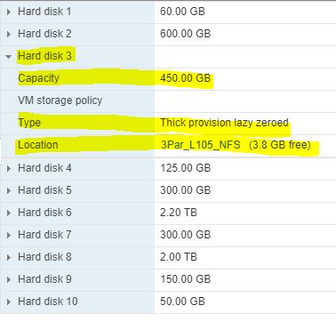 Can't extend disk on Virtual Machine; Insufficient disk space on datastore - Virtualization ...