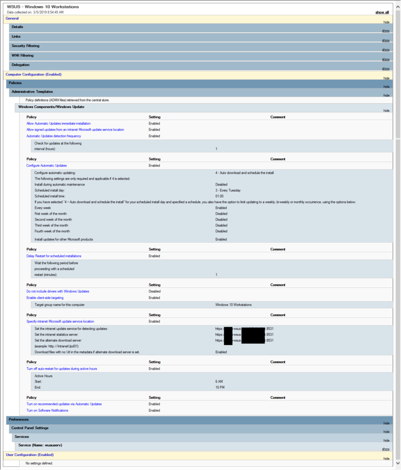 Windows 1803 stopped reporting status and stuck at Downloading 0% ...