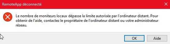 issue RDS remote app with multiple screens - Software & Applications - Spiceworks Community