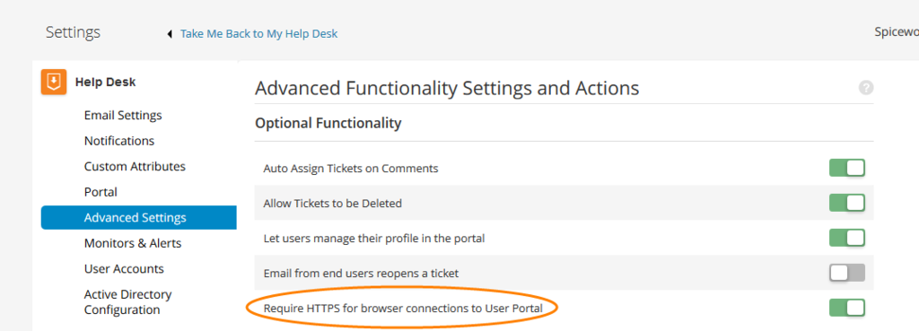 Set Up Your User Portal Spiceworks Support Spiceworks Community