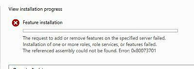 Roles and features fails - Software - Spiceworks Community