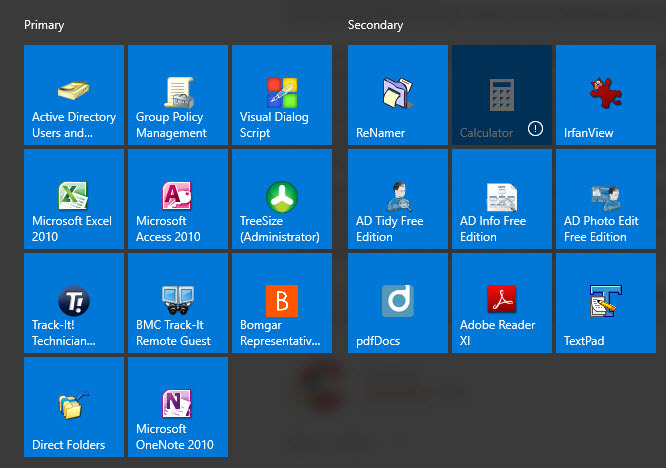 Win10 start menus - Windows - Spiceworks Community
