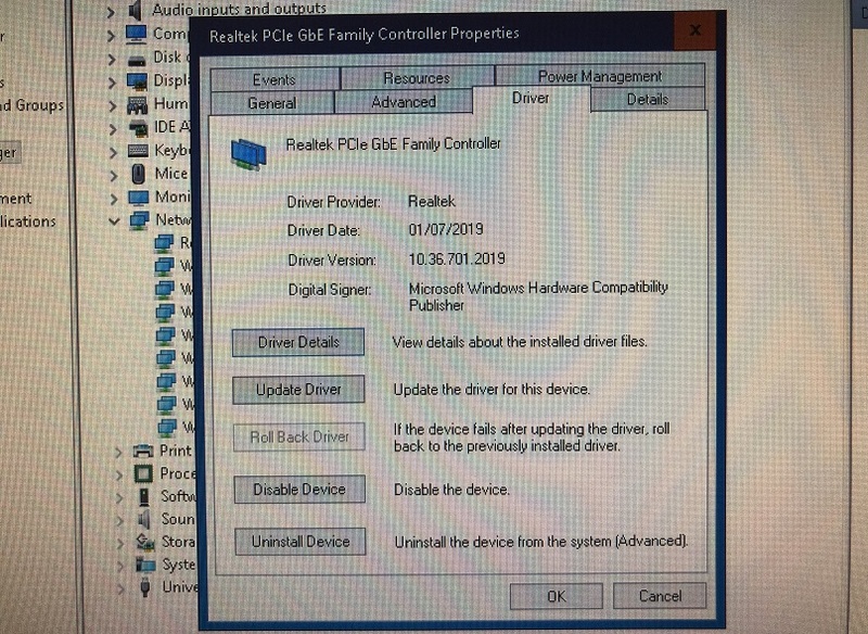 Dell Windows 7 to 10 upgrade Realtek network driver issue - Hardware ...