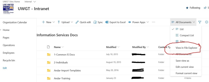 Mapping Sharepoint Drive Link To File Explorer Not Working Cloud Computing And Saas Spiceworks 