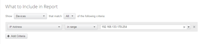 IP Range within a network report - Spiceworks Support - Spiceworks Community