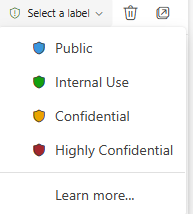 Custom colors for Sensitivity Labels content marking - Software ...