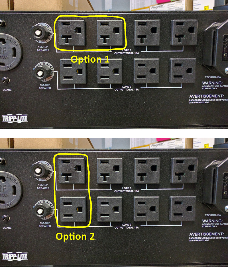 Plugging in a new UPS - dual loads, best practice? - Hardware ...