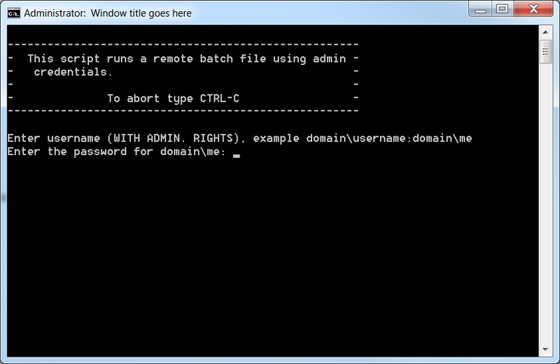 Running Scheduled Task Via Batch File Programming And Development