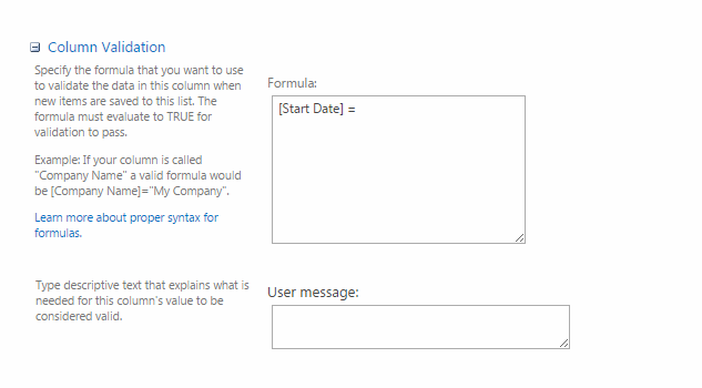 Sharepoint Columns Date And Time Restriction Software Spiceworks