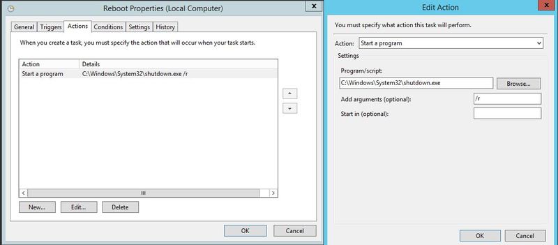 Deploying a Scheduled Task reboot through GPO - Software & Applications - Spiceworks Community