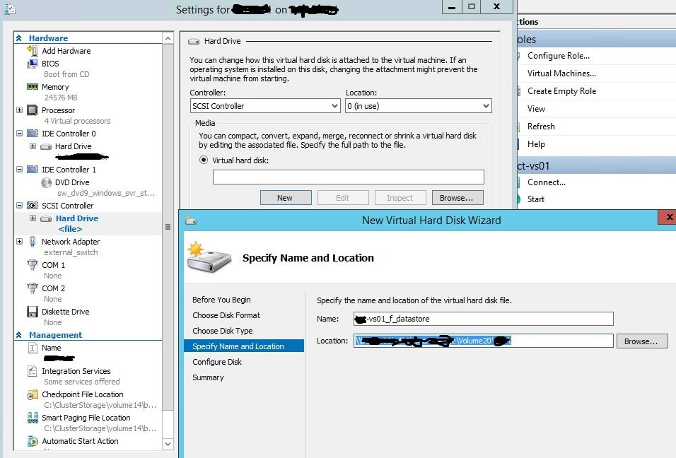 Hyper-V Creating iSCSI Permission Issue - Virtualization - Spiceworks Community