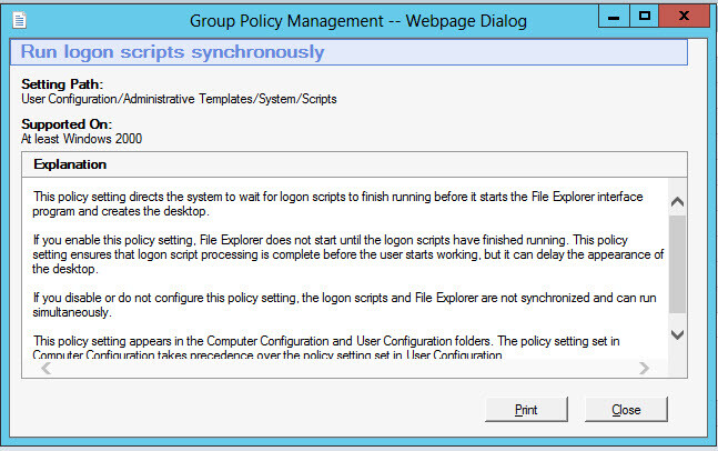 Enabling Logon script in GPO Makes Windows Login 10 Minutes Long w ...
