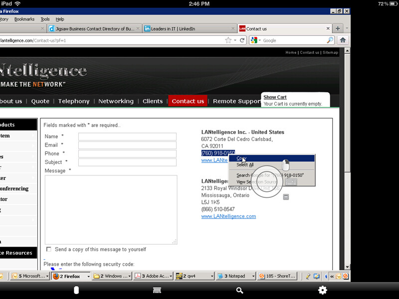 How to use ShoreTel Communicator GUI from IPAD3 with RDP Terminal Session - Mobile Computing ...