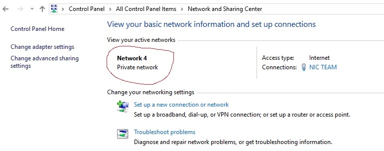Server 2019 Network profile - Software & Applications - Spiceworks Community
