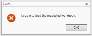"Unable to load the requested workbook." Error Message In SharePoint 2010 - Software ...