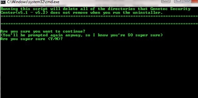 Genetec Clean Removal - Windows - Storage & SAN - Spiceworks Community