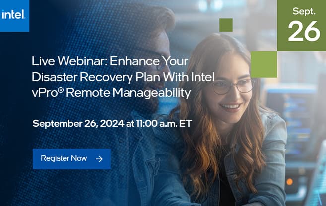 Is your org revisiting its disaster recovery plan? - Intel Corporation ...