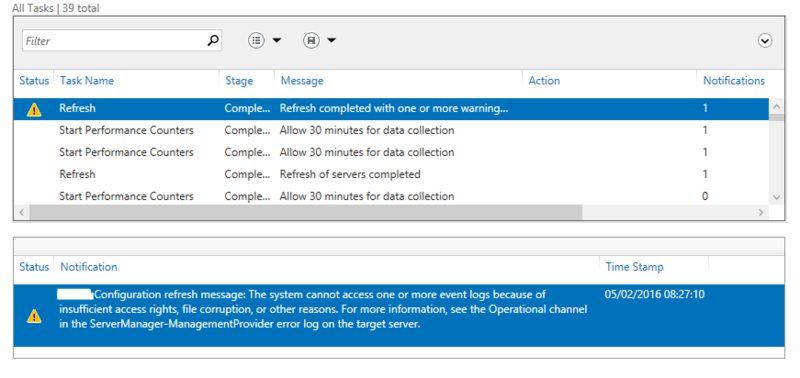 Server Manager Data Retrieval Failures Occurred - Software & Applications - Spiceworks Community