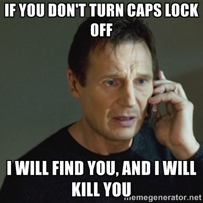 HAPPY INTERNATIONAL CAPS LOCK DAY! - Holidays - Spiceworks Community