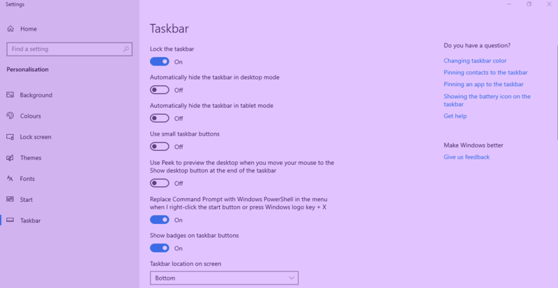 Taskbar appears over top of fullscreen windows on Windows 10 - Software ...