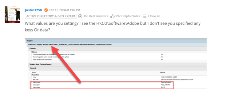 Hkcu Gpo User Context Runs But Not Applying Reg Keys Windows Spiceworks Community