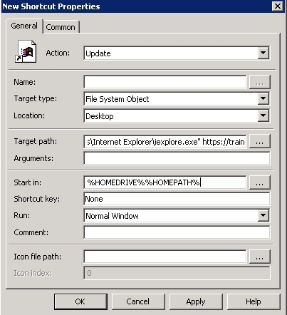 create IE shortcut on desktop to specific URL - Windows - Spiceworks ...