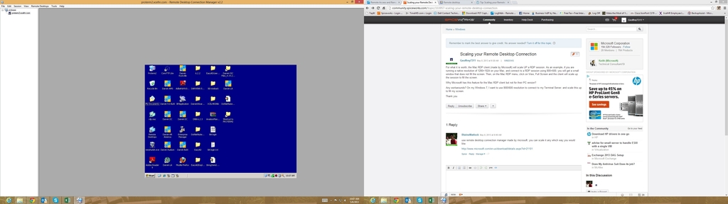 Scaling your Remote Desktop Connection - Software & Applications - Spiceworks Community