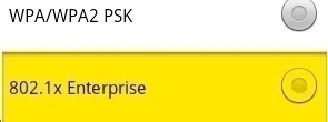 Configuring a wireless profile to connect to a 802.1X (PEAP ...