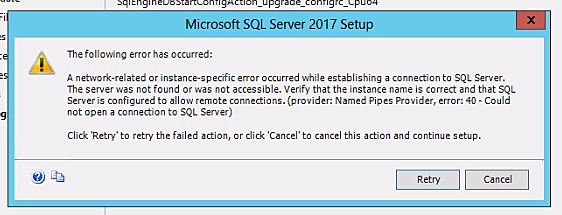 Sql Server Express Upgrade Fails Databases Spiceworks Community 8028