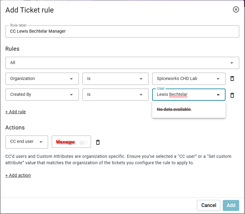 How To Assign New User To Open Ticket Spiceworks Support Spiceworks Community