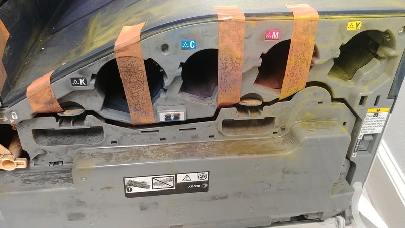 Printer exploded from the inside out - Water Cooler - Spiceworks Community