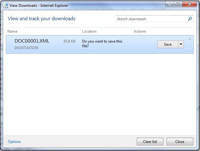 Internet Explorer in Windows 7 can no longer open XML files - Software ...
