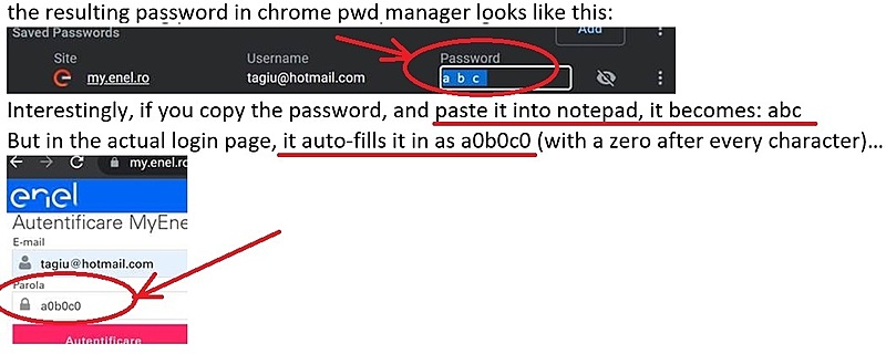 Encrypting password (DPAPI) for Chrome, results in "0" after every character - Programming ...